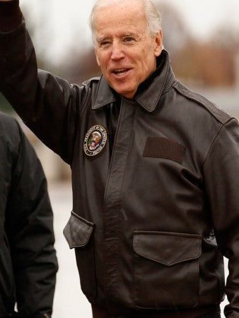 Joe Biden Aviator Jacket U.S. President Leather Jacket ...